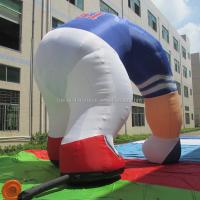 China customized Oxford cloth advertising Inflatable baseball player for sale