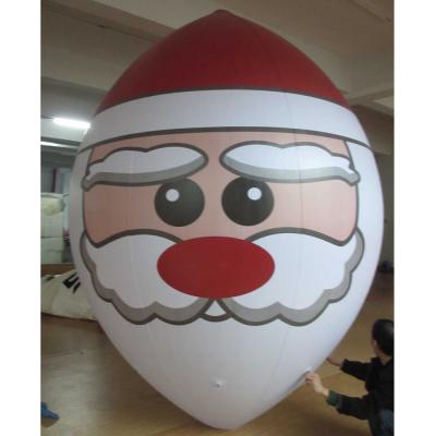 China Custom Giant Inflatable Santa Claus Balloon 3.1m PVC Event Decoration for sale