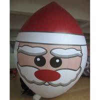 China Custom Giant Inflatable Santa Claus Balloon 3.1m PVC Event Decoration for sale