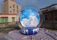 China Hot selling inflatable Christmas giant snow globe for advertising decorations for sale