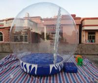 China Hot selling inflatable Christmas giant snow globe for advertising decorations for sale