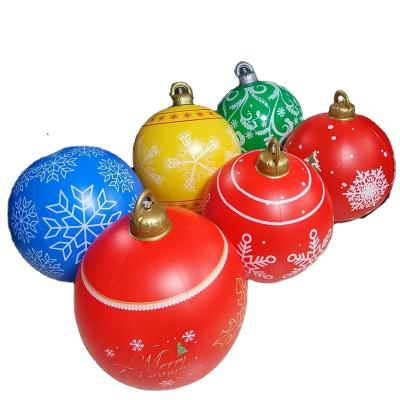 China LED Lighted Christmas Decoration Balloons 60cm PVC Inflatable for Indoor Outdoor Party for sale