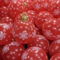 China LED Lighted Christmas Decoration Balloons 60cm PVC Inflatable for Indoor Outdoor Party for sale