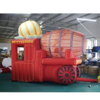 China Custom Giant Inflatable Pumpkin Cart 3.86m for Advertising Promotion Outdoor Event for sale