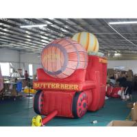 China Custom Giant Inflatable Pumpkin Cart 3.86m for Advertising Promotion Outdoor Event for sale