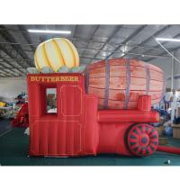 China Custom Giant Inflatable Pumpkin Cart 3.86m for Advertising Promotion Outdoor Event for sale