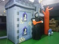 China Customize Halloween inflatable haunted house for outdoor advertising for sale
