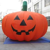 China Wholesale Giant Halloween Inflatable Pumpkin 6m Outdoor Decoration Custom Logo for sale