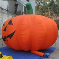 China Wholesale Giant Halloween Inflatable Pumpkin 6m Outdoor Decoration Custom Logo for sale