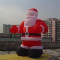 China Factory customize 4m tall inflatable Santa clause for display for sale