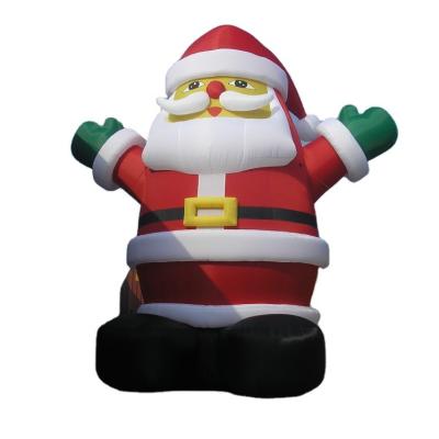 China Custom Inflatable Christmas Snowman House Decoration 3m PVC Outdoor Holiday Display for sale