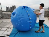 China Custom Round PVC Inflatable Blueberry Ball Suit 1.5m 1.7m Diameter for Party Promotion for sale