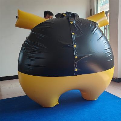 China Beile Inflatable Suit for Adult 0.4mm PVC Double Layer Custom Logo Party Promotion for sale