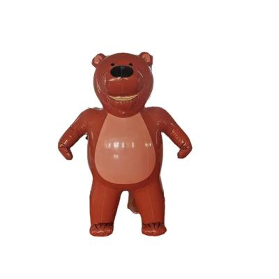 China beile customize popular PVC inflatable big brown bear suit for cosplay party for sale