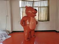 China beile customize popular PVC inflatable big brown bear suit for cosplay party for sale