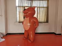 China beile customize popular PVC inflatable big brown bear suit for cosplay party for sale