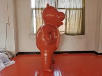 China beile customize popular PVC inflatable big brown bear suit for cosplay party for sale