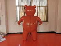 China beile customize popular PVC inflatable big brown bear suit for cosplay party for sale