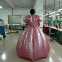 China Custom Inflatable Pink PVC Princess Dress for Party 1.5-2mH EN71 Certified for sale