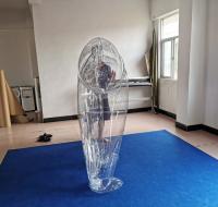 China Custom PVC Inflatable Transparent Suit Skirt for Adult 0.4mm 5kg for sale