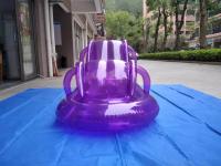 China Wholesale Customized PVC transparent inflatable lounger air sofa chair for sale