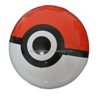 China Wholesale Custom Big Red Black PVC Inflatable Beach Ball 0.18mm EN71 for Promotion Party for sale