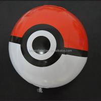 China Wholesale Custom Big Red Black PVC Inflatable Beach Ball 0.18mm EN71 for Promotion Party for sale