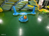 China Wholesale Custom PVC Inflatable Volleyball Basketball 0.25mm for Water Games for sale