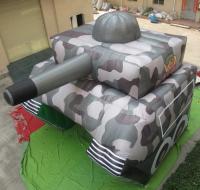 China Custom Giant Inflatable Tank Tent 3.2x4m for Outdoor Advertising Promotion for sale