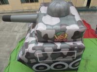 China Custom Giant Inflatable Tank Tent 3.2x4m for Outdoor Advertising Promotion for sale
