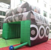 China Custom Giant Inflatable Tank Tent 3.2x4m for Outdoor Advertising Promotion for sale