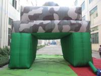 China Custom Giant Inflatable Tank Tent 3.2x4m for Outdoor Advertising Promotion for sale