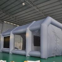 China Customized Inflatable PVC Tarpaulin Car Tent 6x4x3m Outdoor Camping Shelter for sale