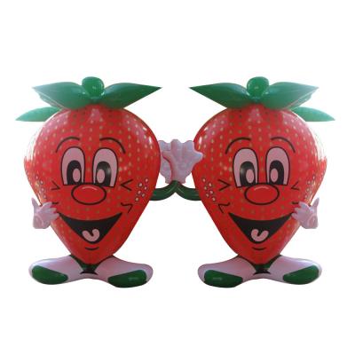 China Custom PVC Inflatable Strawberry 1.5m Height for Promotional Events and Advertising for sale