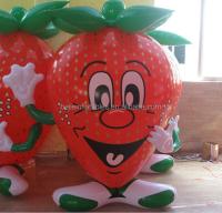 China Custom PVC Inflatable Strawberry 1.5m Height for Promotional Events and Advertising for sale