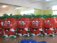 China Custom PVC Inflatable Strawberry 1.5m Height for Promotional Events and Advertising for sale