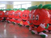 China Custom PVC Inflatable Strawberry 1.5m Height for Promotional Events and Advertising for sale