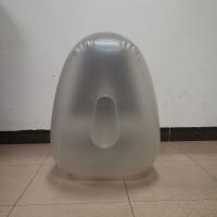 China Wholesale Customize PVC Inflatable Transparent Flocking Sofa Chair Set for sale