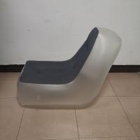 China Wholesale Customize PVC Inflatable Transparent Flocking Sofa Chair Set for sale