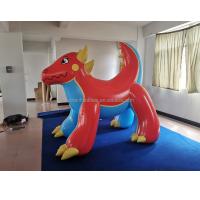 China BeiLe Custom Inflatable Red Blue Dragon Toy 7ft PVC Cartoon Animal for Party Promotion for sale