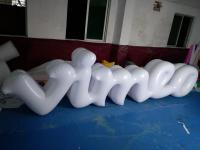 China Factory Custom Quality PVC Inflatable Letters For Wedding Party Decoration for sale