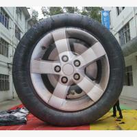 China Giant Inflatable Tire Model 3.66m for Advertising Custom Logo PVC Promotional Display for sale