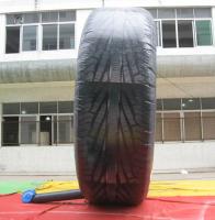 China Giant Inflatable Tire Model 3.66m for Advertising Custom Logo PVC Promotional Display for sale