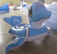 China Custom PVC Inflatable Dolphin Pool Toy 70cm for Kids and Adults Wholesale for sale