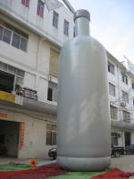 China Custom 10mH Inflatable Bottle with Logo PVC Tarpaulin Advertising Promotion for sale