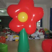China New design 2.5m tall pvc inflatable sun flower model for advertising for sale
