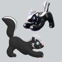 China Custom Quality PVC Inflatable Skunk 2m Long for Promotional Events for sale