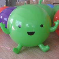 China Custom PVC Inflatable Beach Ball 30cm Diameter for Promotional Events for sale