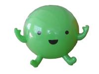 China Custom PVC Inflatable Beach Ball 30cm Diameter for Promotional Events for sale