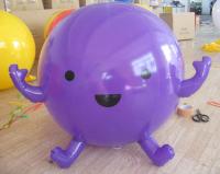 China Custom PVC Inflatable Beach Ball 30cm Diameter for Promotional Events for sale